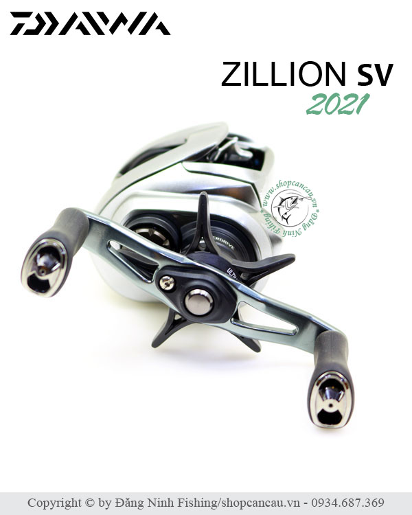 Máy câu ngang Daiwa Zillion SV TW - 2021 - Tái sinh